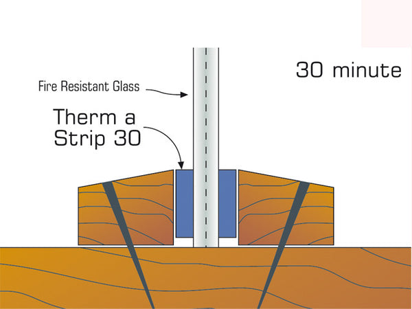 R8193 Fire rated Glazing Strip - 30 Minute | Buy online